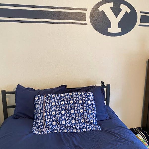 Brigham Young University Cougars BYU Licensed FLEECE Fabric. Officially ...