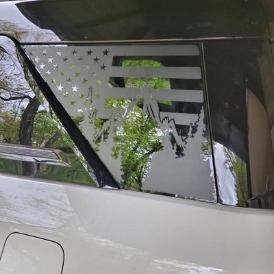 American Flag Mountain Scene Rear Side Window Decals for 2021 Ford ...