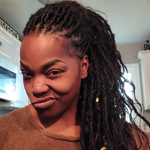 Medium Curly Jade Locs 100% Human Hair - Etsy