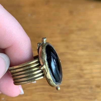 Lord Ganesh Ring Shiv's Son Ring Brass Ring Religious - Etsy