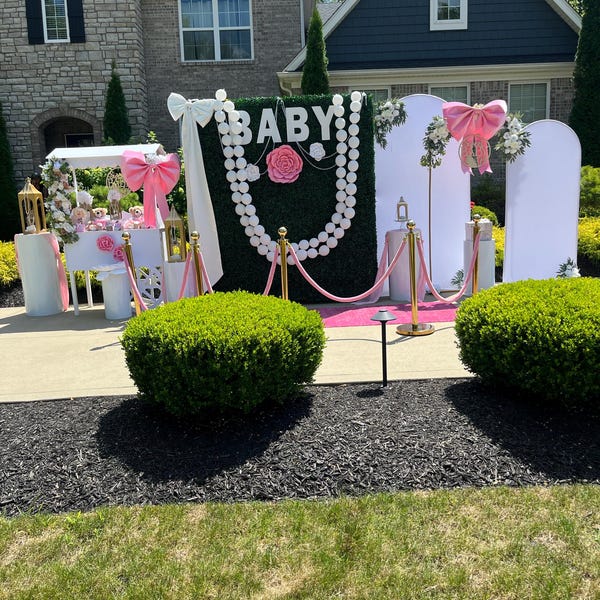 Treat Wall, Event Decor, Arched Backdrop With Shelves for Display - Etsy