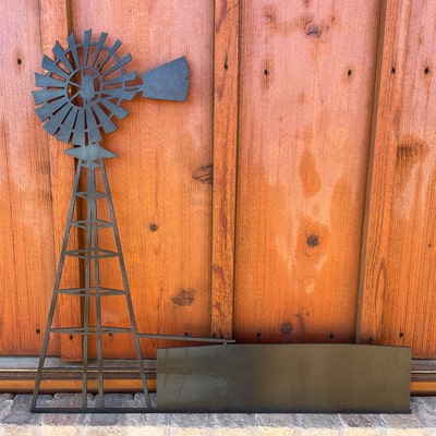 Windmill Dxf and SVG Files Bad Dog Metalworks Digital Download Laser ...