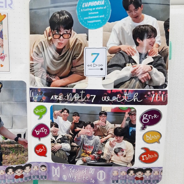 RM of BTS Dazed Magazine Photoshoot Handmade Unofficial Photocards Kim ...