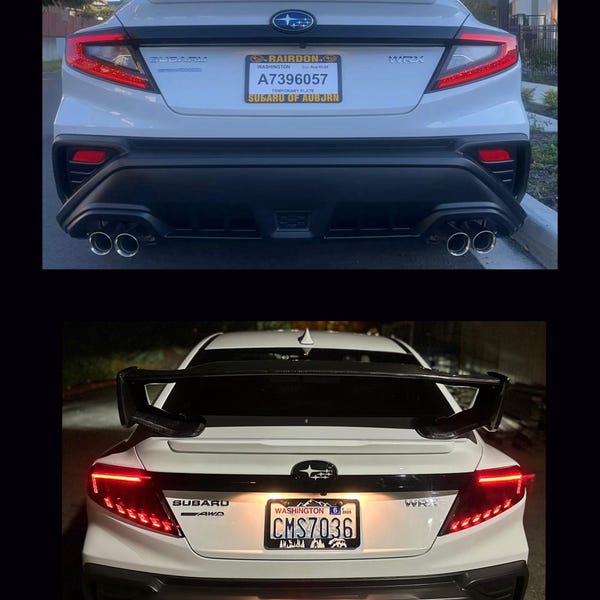 2022+ WRX Tail Light Overlays V6 HEARTS - Etsy