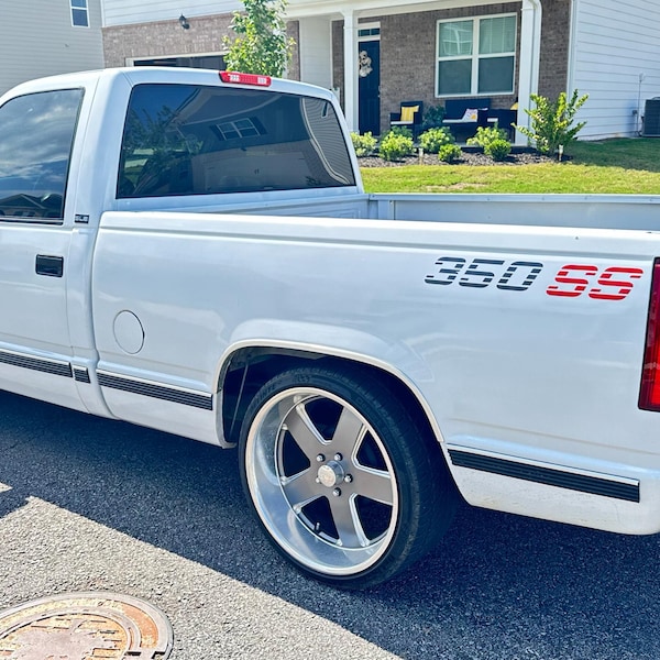 350 SS CHEVROLET Chevy Truck Bedside Decals With Your Color Choice - Etsy