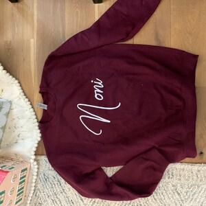 Custom Text Design Sweatshirt Personalized Writing Saying - Etsy