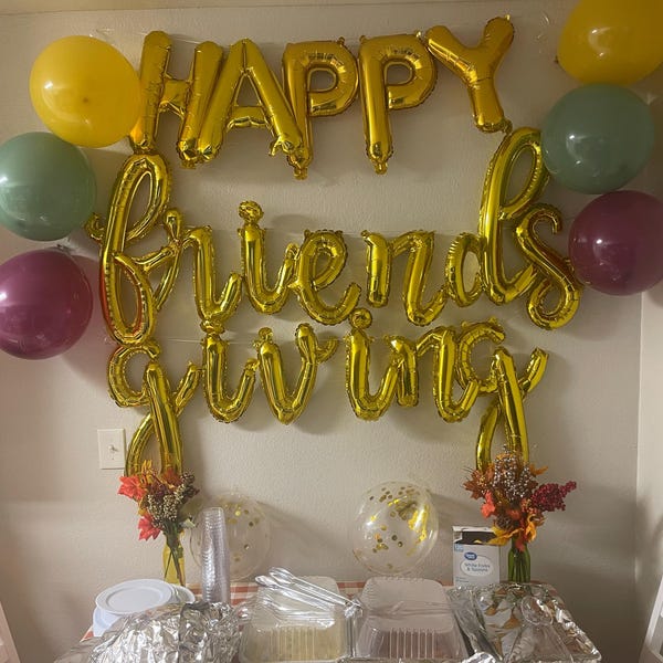 Friendsgiving Decorations Friendsgiving Balloon Garland Fall Balloon ...
