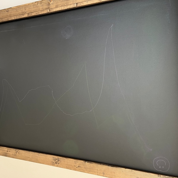 Large Chalkboard 36"x48", Large Farmhouse Chalkboard, Rustic Kitchen ...