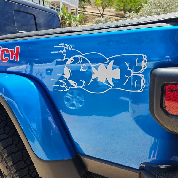Scratching Stitch Vinyl Decal/sticker - Etsy