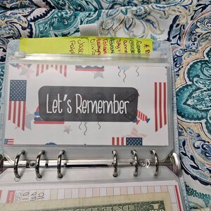 Cash Envelope System, Money Binder, Laminated Cash Envelopes, Dave ...