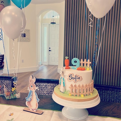 Peter Rabbit Figure Wooden Peter Rabbit Table Decor Peter Rabbit Wooden ...