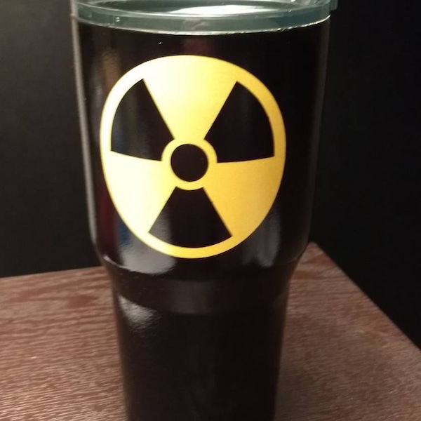 Radioactive Symbol Vinyl Decal Sticker Radiation - Etsy