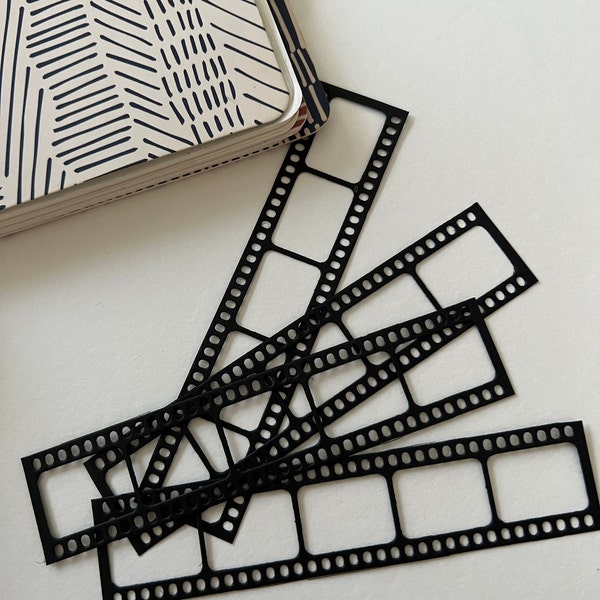 6 Film Strips Die Cuts, Picture Frames, Paper Cuts, Scrapbooking, Card ...