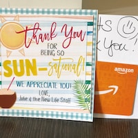 Thank You Tag, Thanks for Being Sun-sational, Tropical Beach Teacher ...