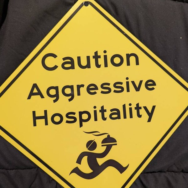 Custom Crossing Sign, Custom Xing Sign, Metal Sign, Aluminum Sign, Man ...