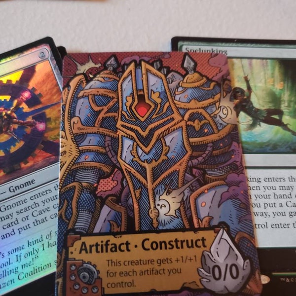 2 Wurm Tokens Custom Altered MTG Magic the Gathering Fantasy Board Game ...