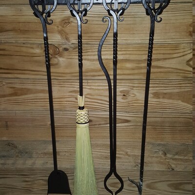 OUTDOOR Fire Tools Two-piece Personalized Hand-forged Fire - Etsy