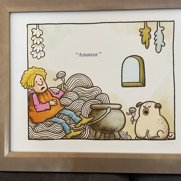 Zoomies Pug Art Print Cute Pug Art, Zoomie Pug Print, Funny Pug Decor ...