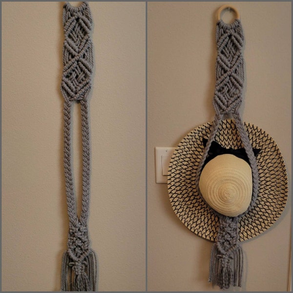 PDF Pattern Small Macrame Wall Hanging, Instant Download and Printable ...