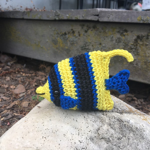 PATTERN: Angelo the Angelfish Pattern - Amigurumi Angelfish Pattern ...