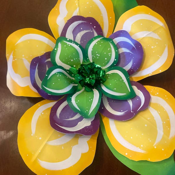 Mardi Gras Flower Double Carnival Float Large - Etsy