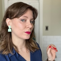 Transparent Emerald the Cinch Modern Acrylic Earrings - Etsy Canada