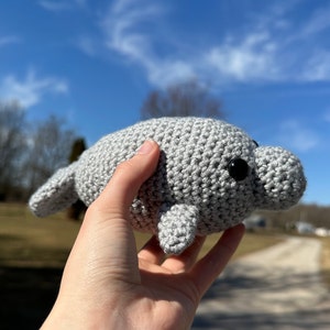PATTERN: Mama and Baby Manatee Crochet Manatee Pattern Amigurumi ...
