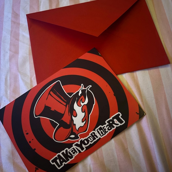 Persona 5 Customized Calling Card [modernized & Traditional] - Etsy