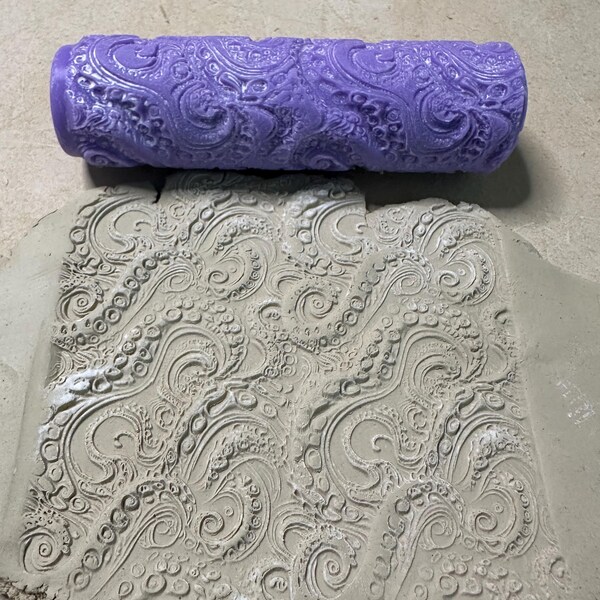 Geometric Flower Deep Impression Texture Roller - Etsy