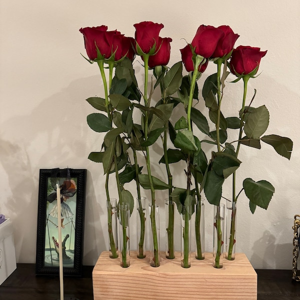 Wooden Decorative Bloom Block for Flower Displays - Etsy