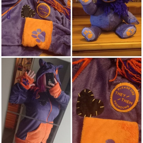 Women's Fitted Cosplay Hoodie Sewing Pattern .pdf Tutorial Hooded ...