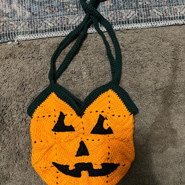 PATTERN- Jack-o-lantern Crochet Bag - Etsy