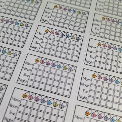 Clear Number Planner Stickers Days of the Month Stickers - Etsy