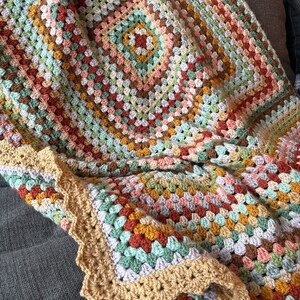 Hexadaisy Crochet Blanket Pattern US & UK Terms PDF Digital Download ...