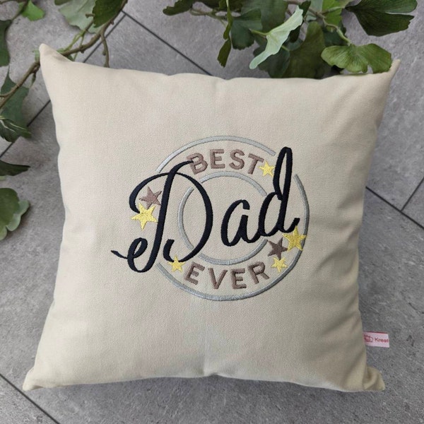 Best Dad Digital Machine Embroidery Design Fathers Day Design ...