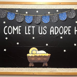 Winter Math Bulletin Board Kit, Bulletin Board for Math Class With Snow ...