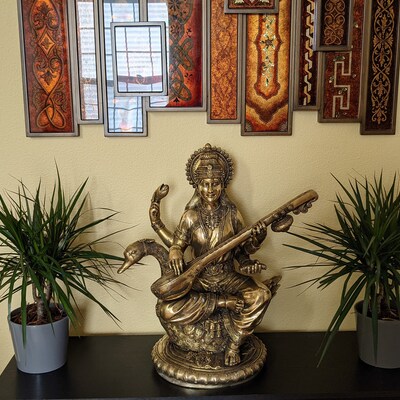 Bronze Tripura Sundari Kameshwari Empress of Desire goddess Lalita Devi ...