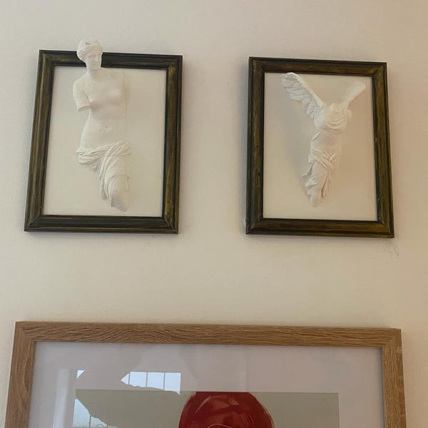 Framed Victory Statue / 3D Printed - Etsy