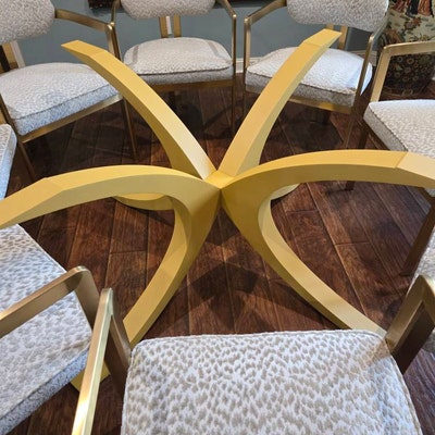 Modern Spider Shape Metal Table Base for Marble, Glass, Wood Top ...