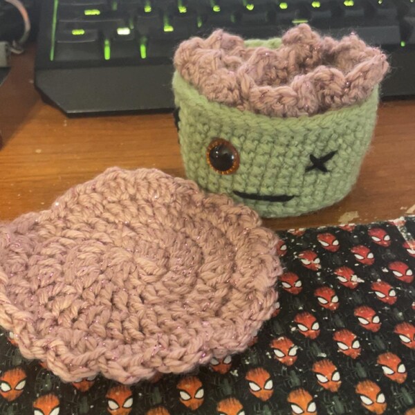 Zombie Brain Coasters Crochet Pattern, Halloween Crochet Pattern ...