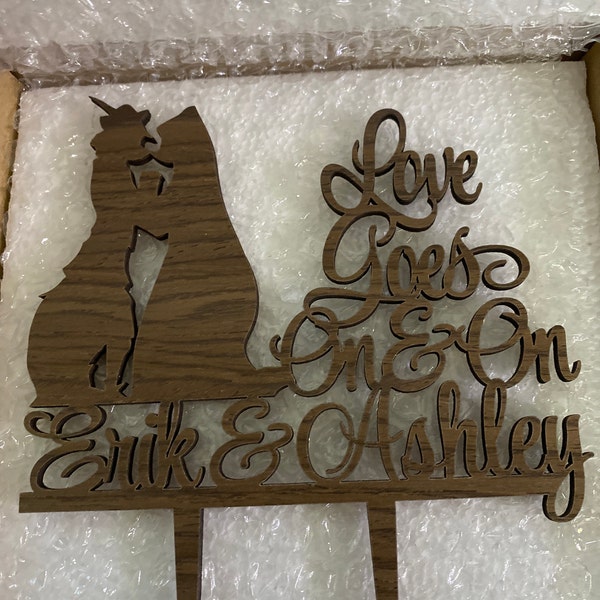 Robin Hood and Maid Marian Cake Topper, Disney Wedding Cake Topper,love ...