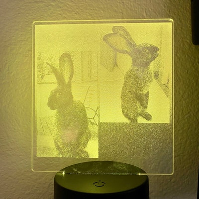 Acrylic Light Display Spline Wave - Etsy