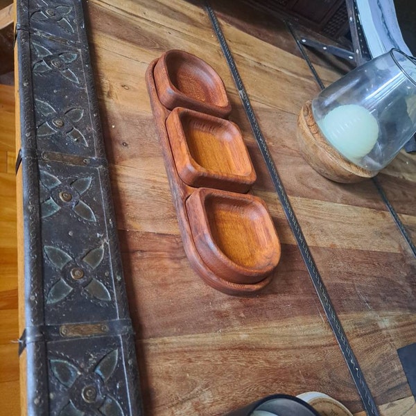 Wooden Snack Tray With Engraving, Engraved Custom Snack Plate,nuts ...