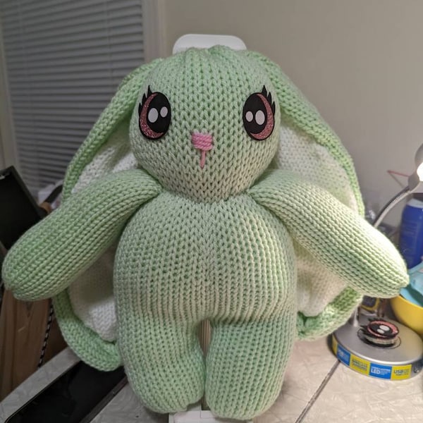Bunny-floppy Ears Knitting Machine Pattern PDF ONLY - Etsy