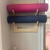Yoga Mat Holder/ Custom Yoga Mat Rack/ 1,2,3,4,5,6,7,8,9,10 Mats / Free ...