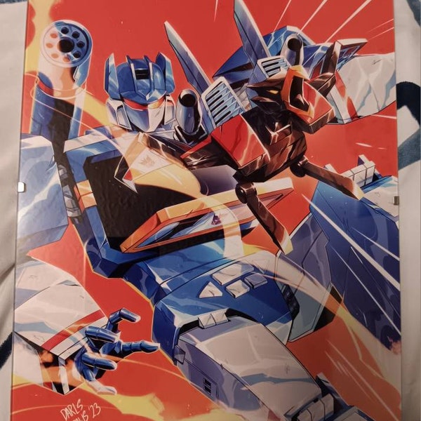 Soundwave & Laserbeak | Transformers Skybound Print - Etsy
