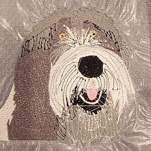 Bearded Collie Embroidery Design Dog - Etsy