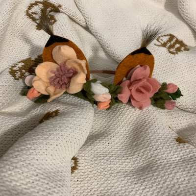 Fox Headband Squirrel Headband Fox Ear Flower Crown Fox - Etsy