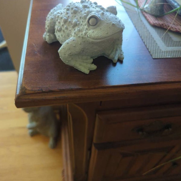 Warty Frog, Toad, Little Frog Prince, Frog Statue, Concrete, Stone Frog ...