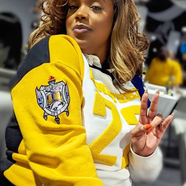 Sigma Gamma Rho "rhovember" Nineteen 22 Chenille and Embroidered ...